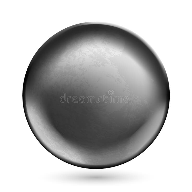 Metal Concave Button Icon Template Texture Vector Stock Vector ...