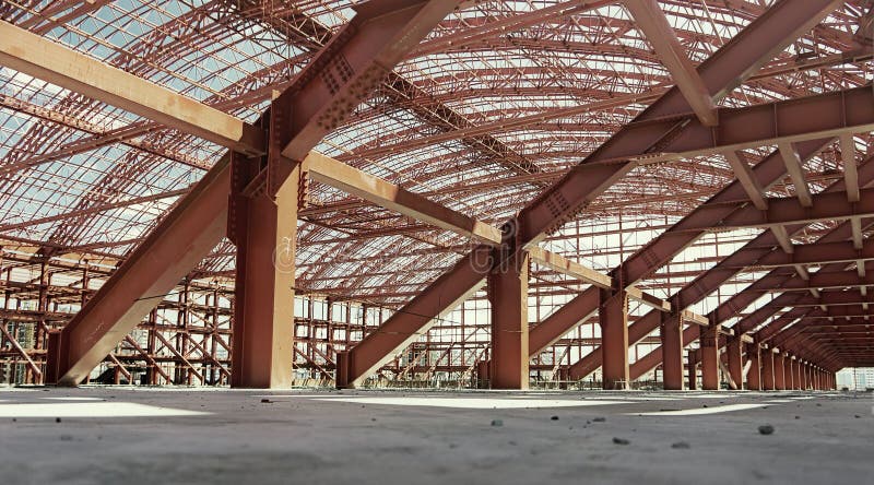 Metallic Construction - RAW Format Stock Image - Image of building ...