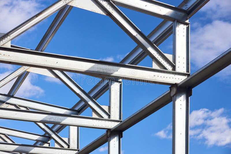 Metal Construction Textured Pattern. Urban Geometrical Interlacing of ...