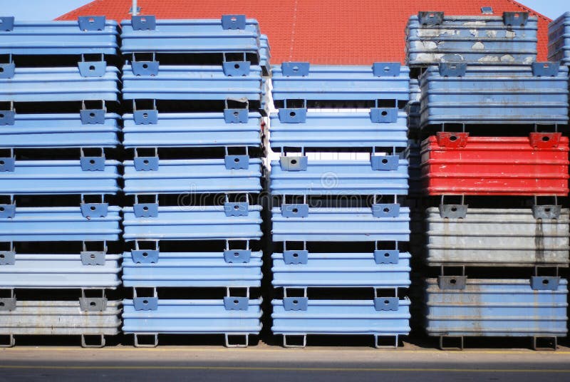 Metal container stock image. Image of pattern, outdoor - 14213403