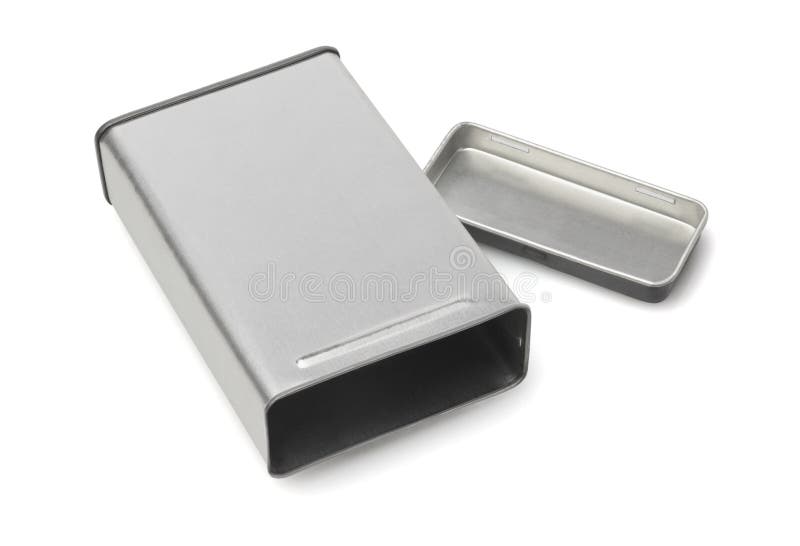 Open Red Metal Box stock photo. Image of texture, rectangular - 23554926