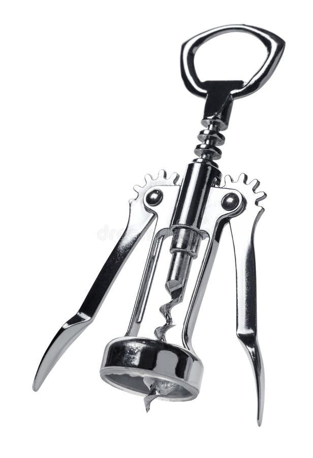 Metal corkscrew closeup stock image. Image of iron, view - 84529195