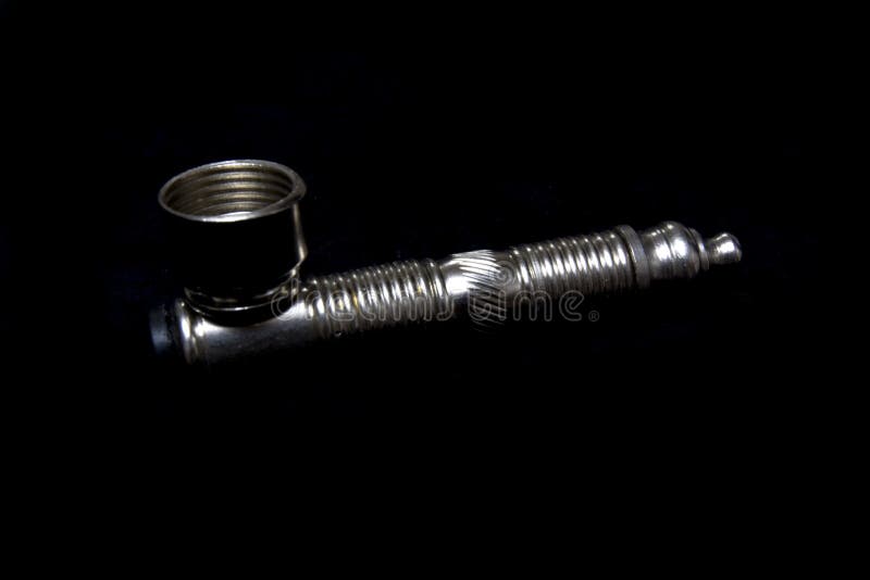 Metal Crack Cocaine Pipe Royalty Free Stock Images - Image: 6948259