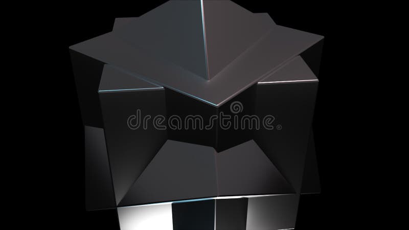 Metal cubes stock illustration. Illustration of futuristic - 243423687