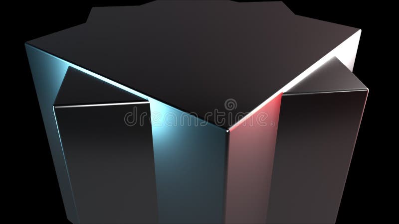 Metal cubes stock illustration. Illustration of modern - 243423709