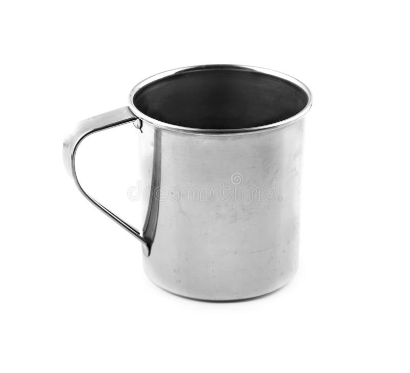 Metal cup stock photo. Image of stainless, metal, gray - 28813366