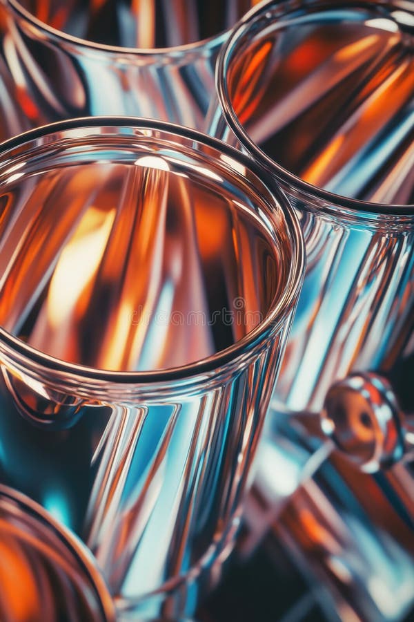 Metal Cups Close Up stock image. Image of cookware, dining - 377514263