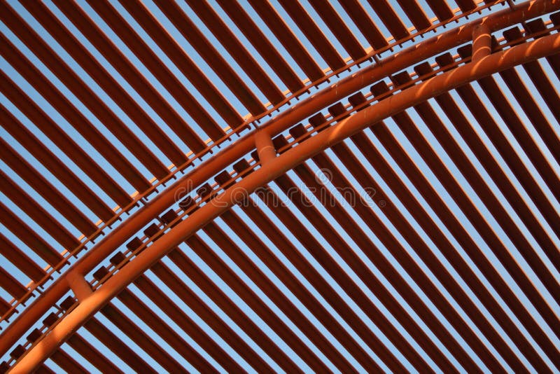 Metal curved stock image. Image of details, structure - 10340157