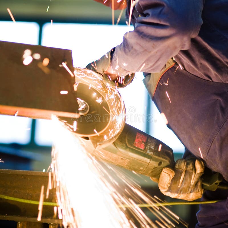 Metal cutting stock image. Image of glove, cutting, wear - 17995593
