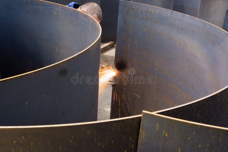Metal cutting stock image. Image of sheet, factory, preparation - 9927813