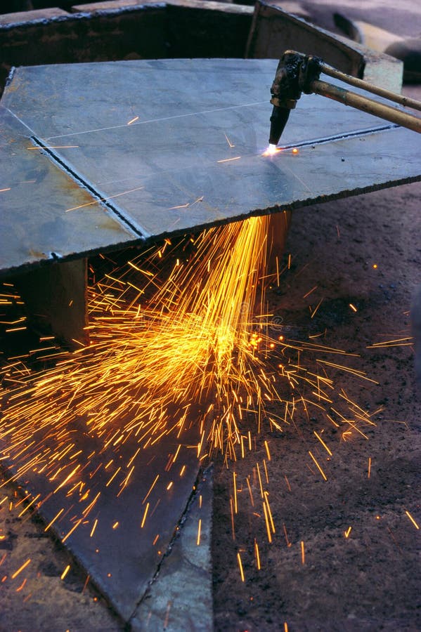 Metal Cutting in Factory India Stock Photo - Image of dinodia ...