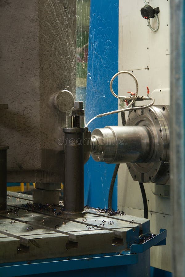 Metal cutting stock image. Image of process, drill, factory - 35735617