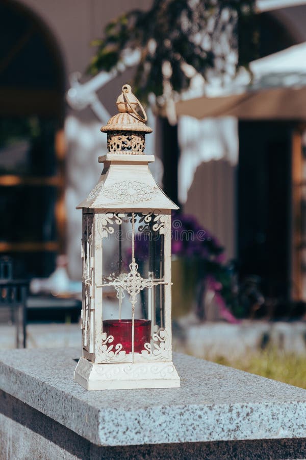 Metal Decorative Street Light with Candles for Interior Decoration ...