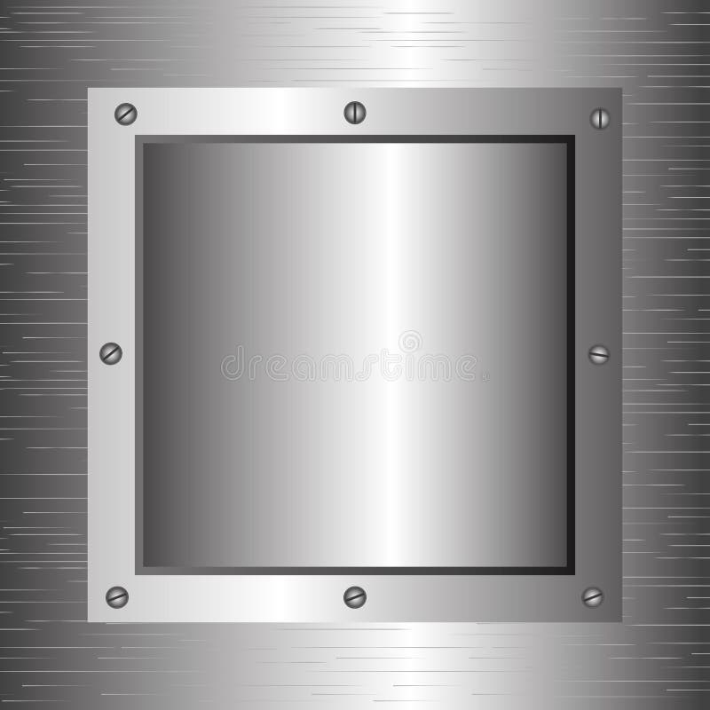 Metal Design, Vector Illustration. Stock Vector - Illustration of ...