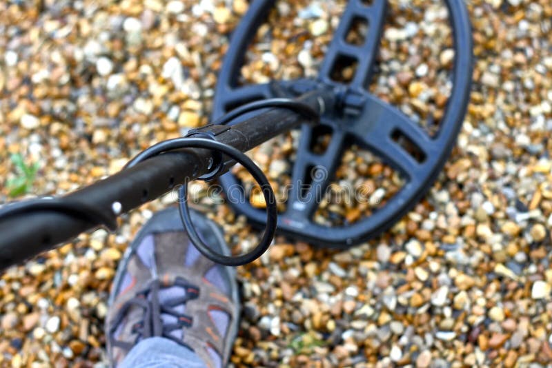 Metal Detecting stock photo. Image of coil, gold, detectorist - 80961730