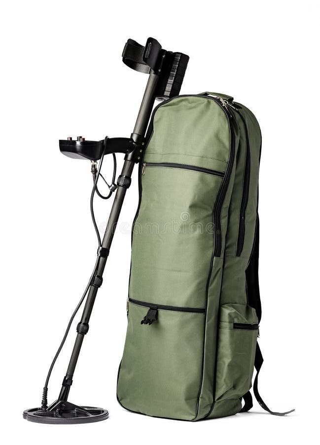 Metal Detector Parts Isolated on White Background Stock Image - Image ...