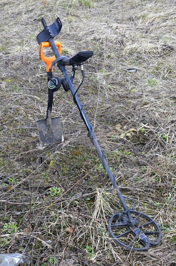 Metal Detector in the Field Ready To Work Editorial Stock Photo - Image ...