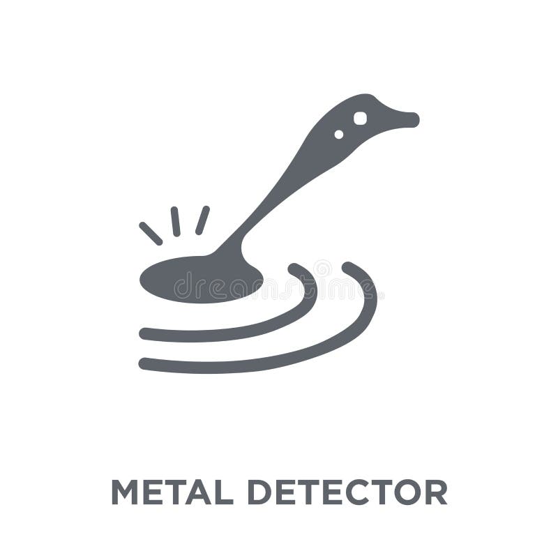 Metal Detector Icon from Museum Collection. Stock Vector - Illustration ...