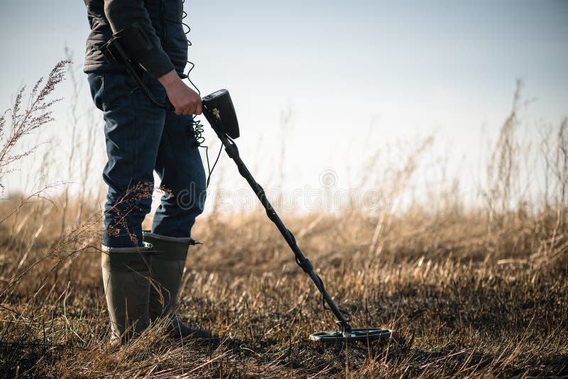 Metal detector stock photo. Image of adventure, ground - 177646260