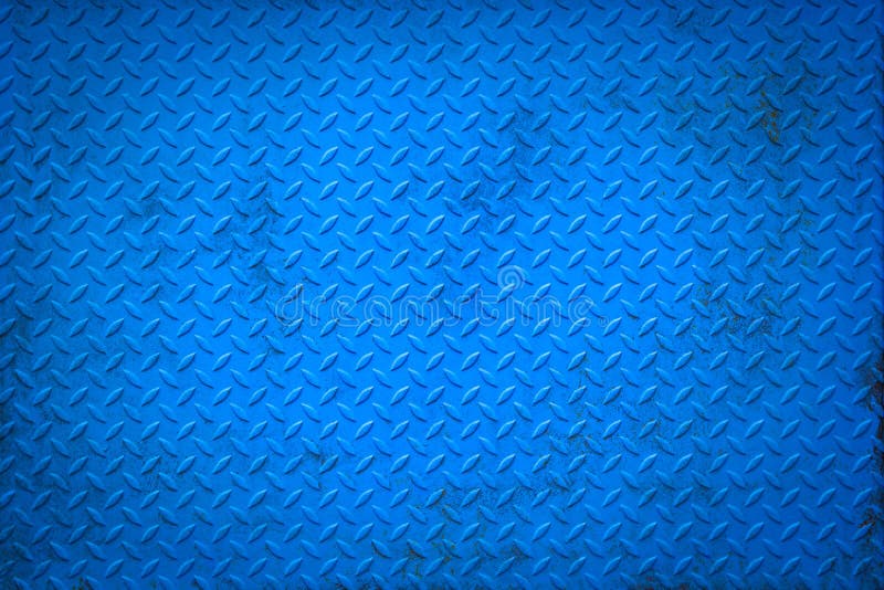 Seamless Blue Diamond Steel Plate Texture Stock Image - Image of ...