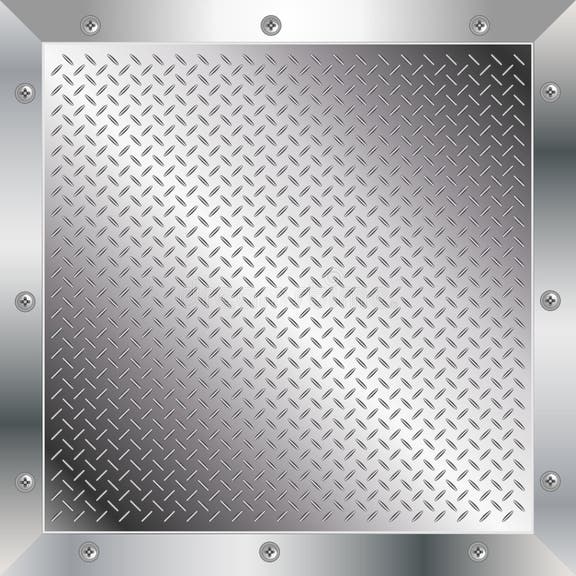 Metal diamond plate stock vector. Illustration of brush - 13225667