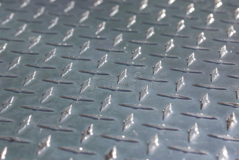 Metal Diamond Plate Pattern and Background Seamless Stock Image - Image ...