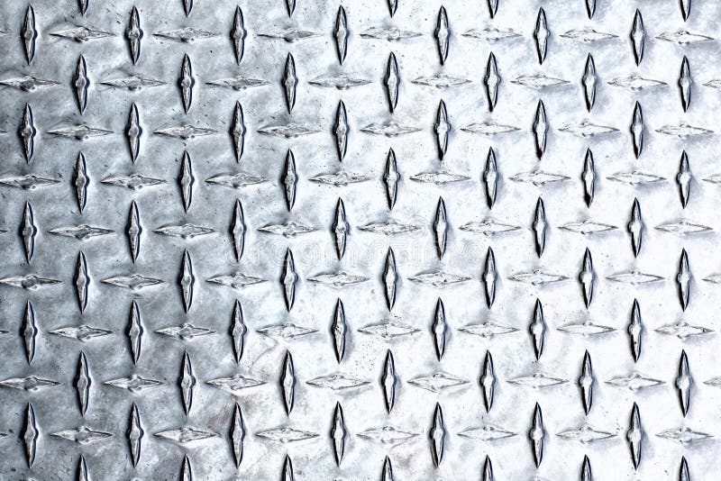 Metal Diamond Plate Pattern and Background Stock Image - Image of ...