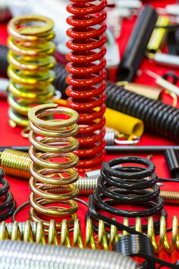 Metal of Different Sizes Car Springs Stock Image - Image of damper ...
