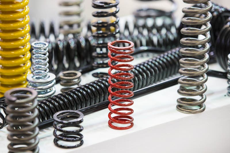 Metal of Different Sizes Car Springs Stock Image - Image of object ...