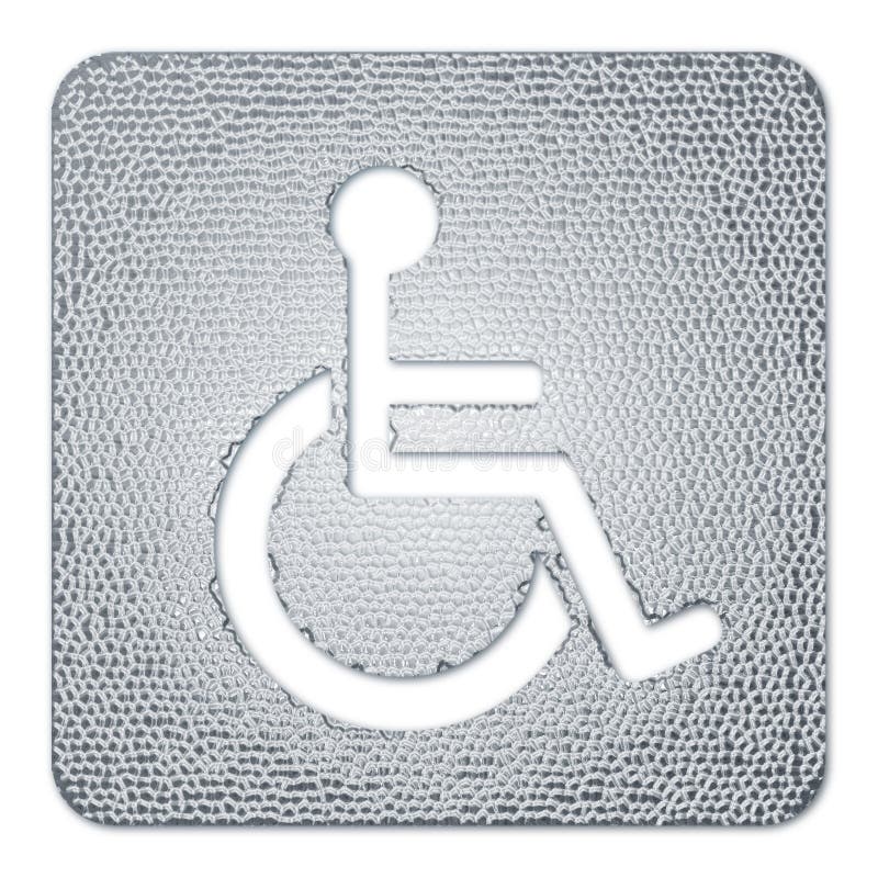 Disabled badge sign stock photo. Image of disabled, badge - 62632176