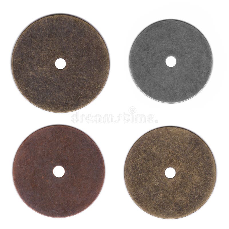 Metal Disk or Coins Collection Stock Photo - Image of clean, gray: 63691884
