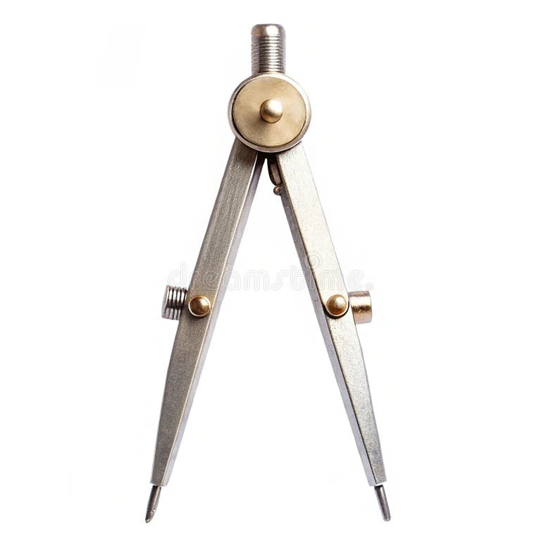 Metal Divider Tool on White Background Stock Illustration ...