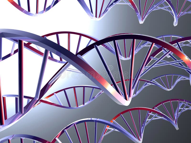 Metal DNA stock illustration. Illustration of gene, human - 72744701