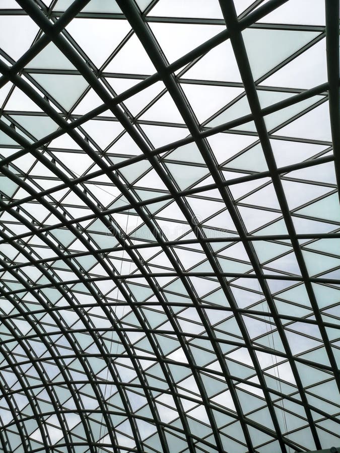 Metal Dome in the Building As an Abstract Background. Stock Photo ...