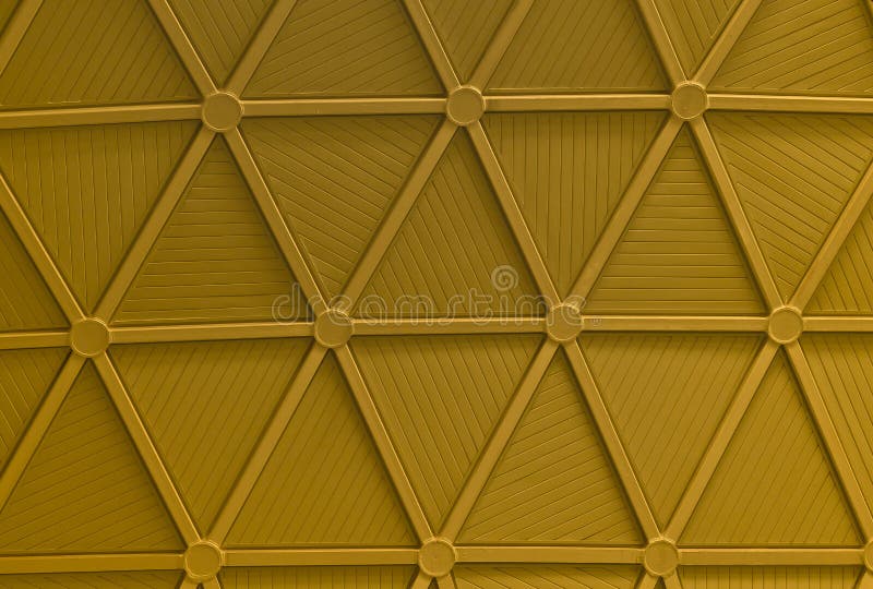 Metal Dome in the Modern Building Stock Image - Image of texture ...