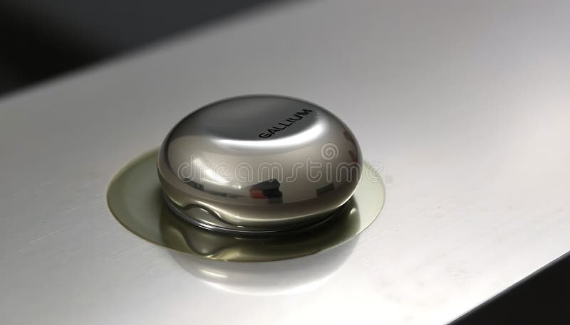 Metal Dome Shape Object, Reflective Surface Abstract View Generative AI ...