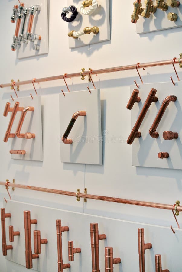 The metal door handles stock photo. Image of graph, chart - 119479830