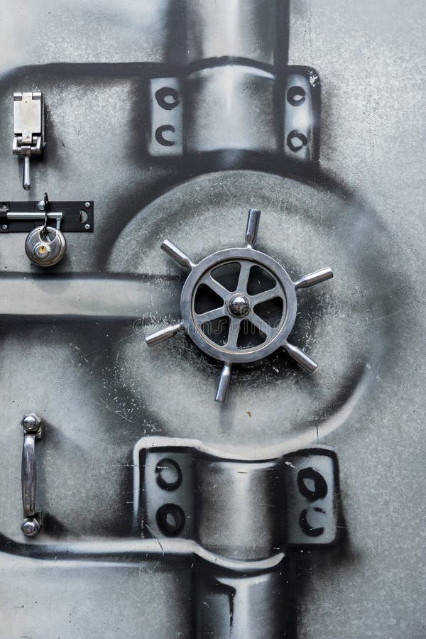 Lock Painted In Graffiti Style Picture. Image: 1573048