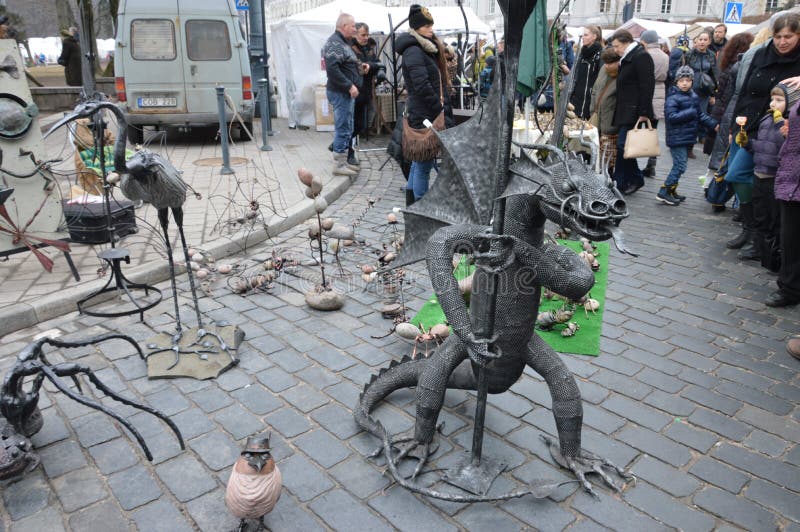 Metal insects. Art work. editorial photo. Image of beautiful - 87802756