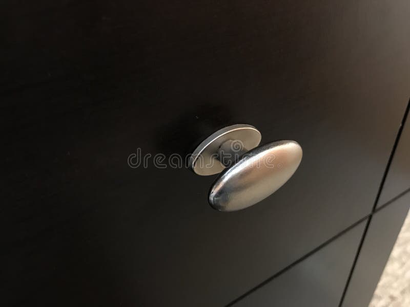 Metal drawer knob stock image. Image of knob, desk, drawer - 83233695