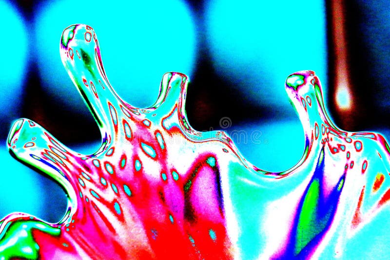 Metal Drop Splash in Hardened StateSplashes of Metal Drops in a ...