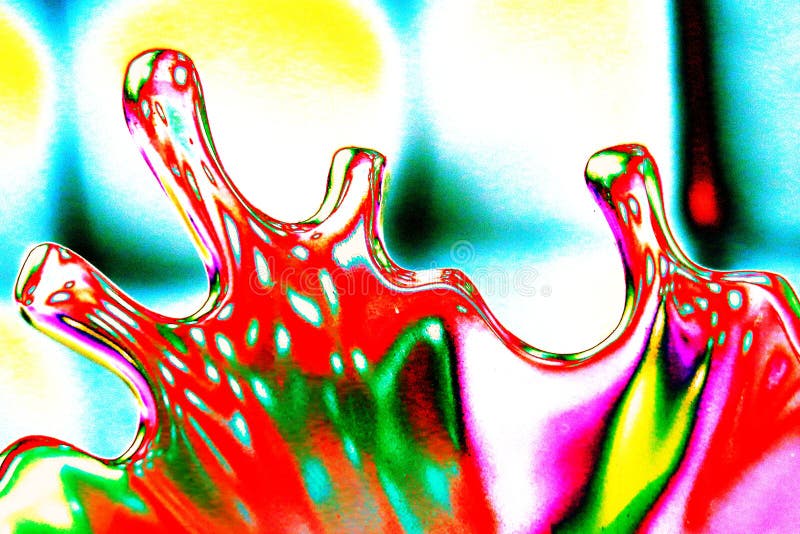 Metal Drop Splash in Hardened StateSplashes of Metal Drops in a ...