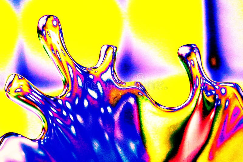 Metal Drop Splash in Hardened StateSplashes of Metal Drops in a ...