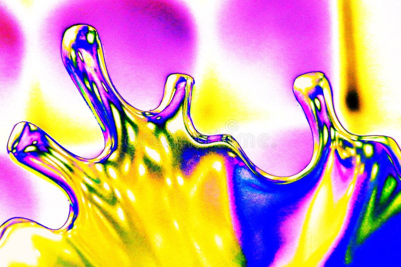 Metal Drop Splash in Hardened StateSplashes of Metal Drops in a ...