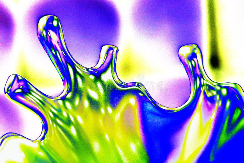 Metal Drop Splash in Hardened StateSplashes of Metal Drops in a ...