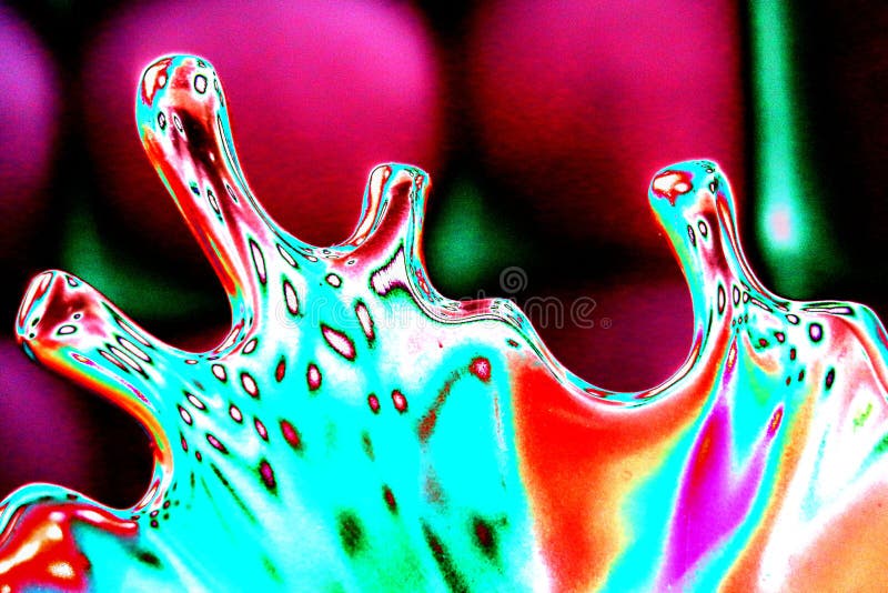 Metal Drop Splash in Hardened StateSplashes of Metal Drops in a ...