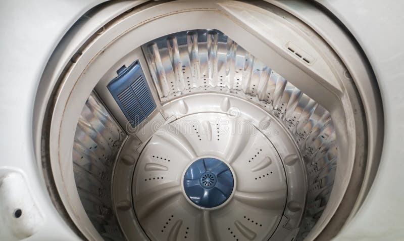 Metal Drum Inside the Automatic Washing Machine Stock Photo - Image of ...