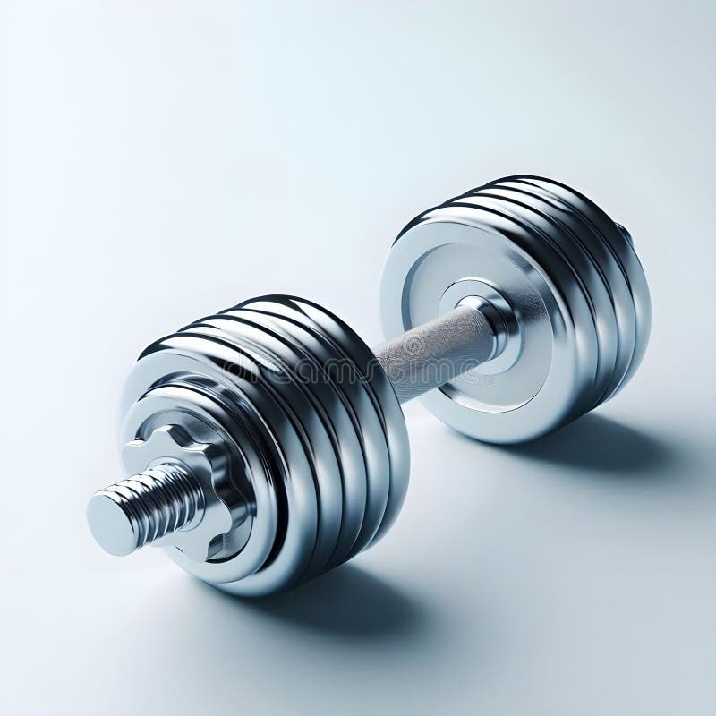 Metal dumbbell stock image. Image of circle, lighting - 329691105