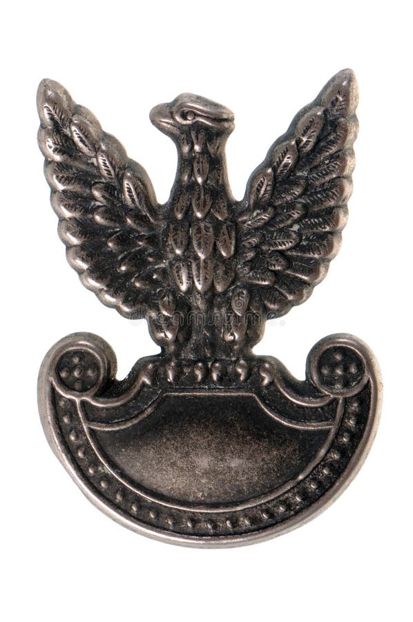 Polish Army insignia eagle stock image. Image of wing - 3638105