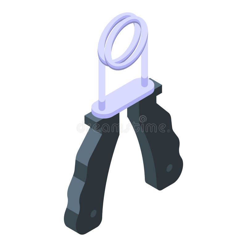 Metal Espander Icon Isometric Vector. Fitness Gym Stock Vector ...